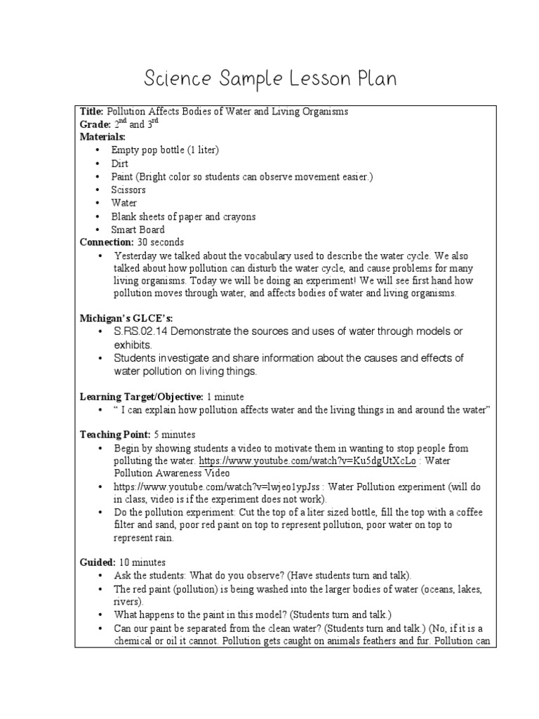 Ocean Pollution Lesson Plans Plastic Pollution Resources 2019 Mar