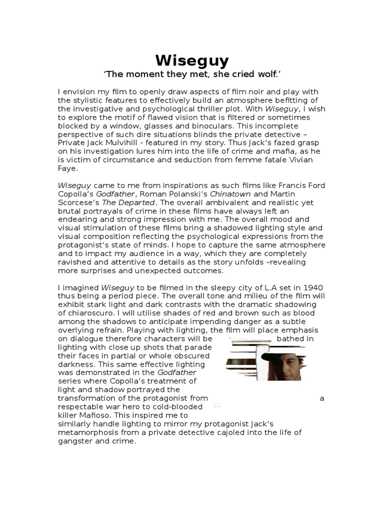 Making Movies Directors Statement | PDF | Film Noir | String Instruments