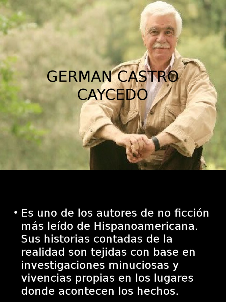 Biografía de Germán Castro Caycedo | PDF