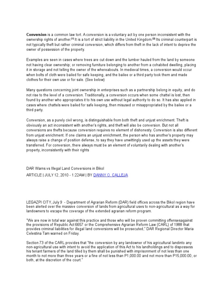 Illegal Conversion | PDF | Conversion (Law) | Virtue