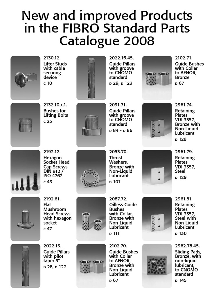 Fibro Katalog (Stamp Tool) | PDF | Screw | Automation