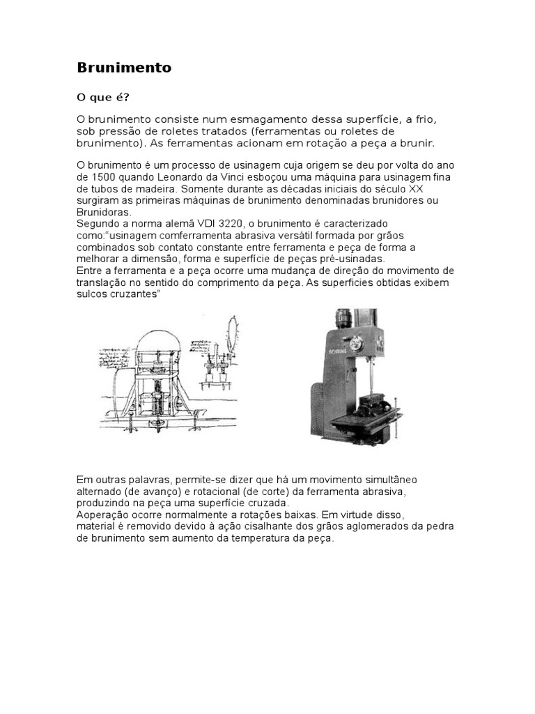O processo de brunimento: definição, características, capacidades ...