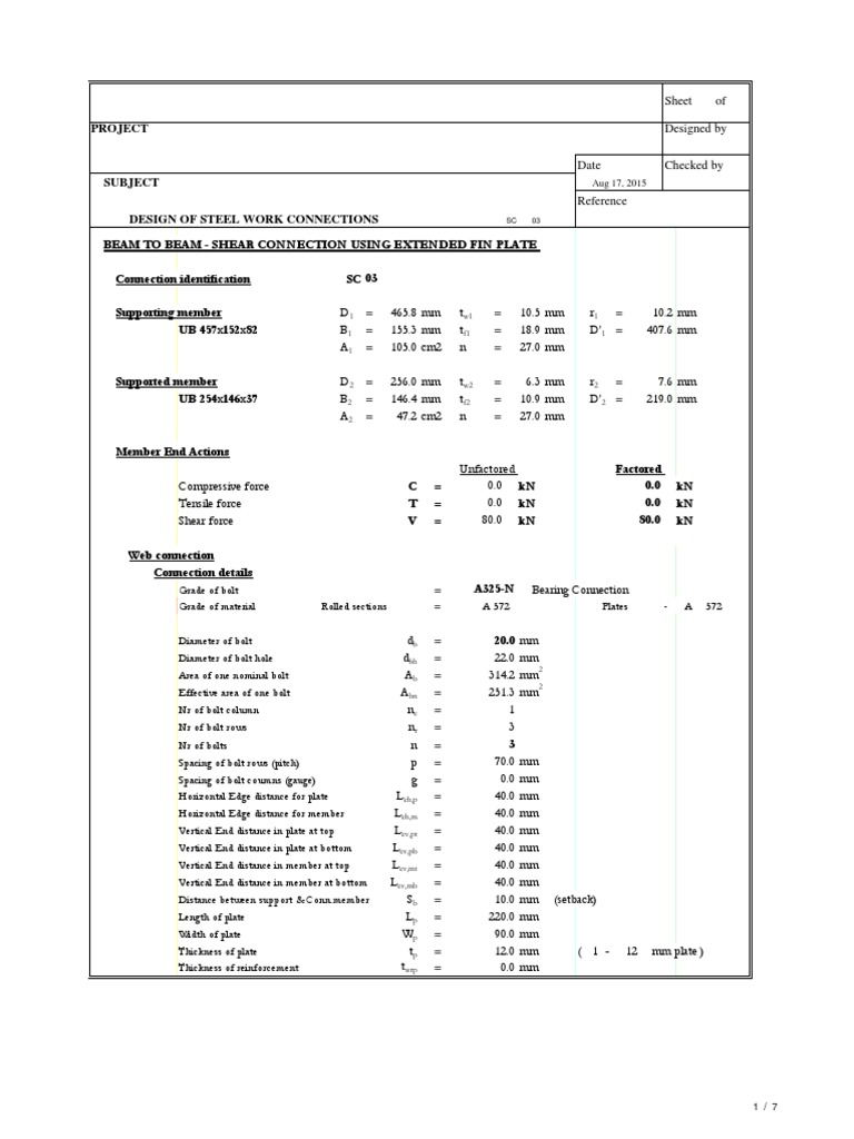 UB254 To UB457 | PDF | Strength Of Materials | Beam (Structure)