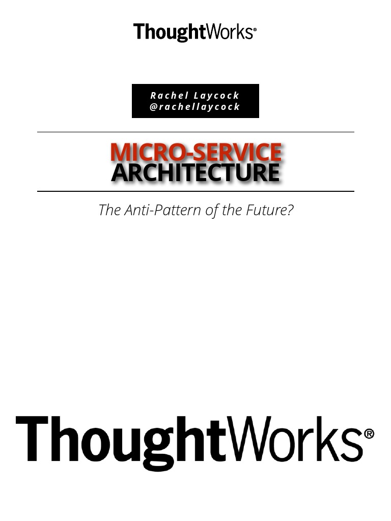 Micro Service Architecture | PDF | Hypertext Transfer Protocol ...