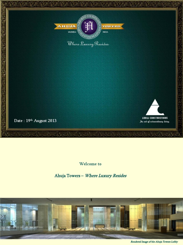 Ahuja Towers Worli - Mumbai | Download Free PDF | Science | Engineering