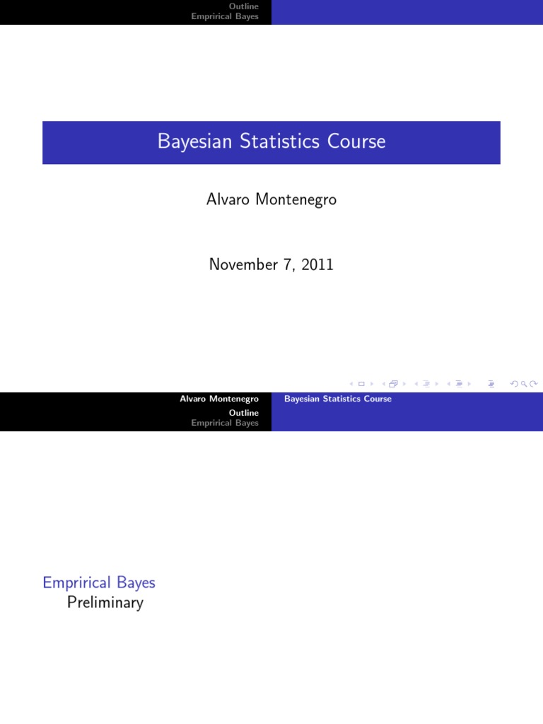 Ultima Presentacion BayesianCourse | PDF | Bayesian Inference | Normal Distribution