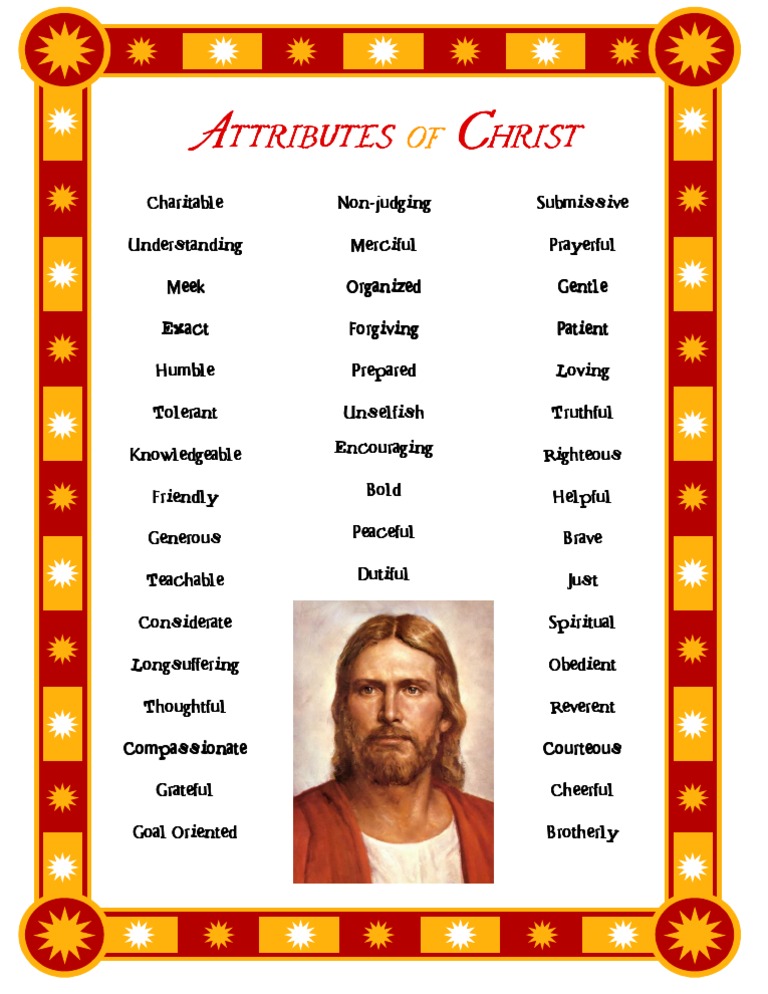 Attributes of Christ | PDF