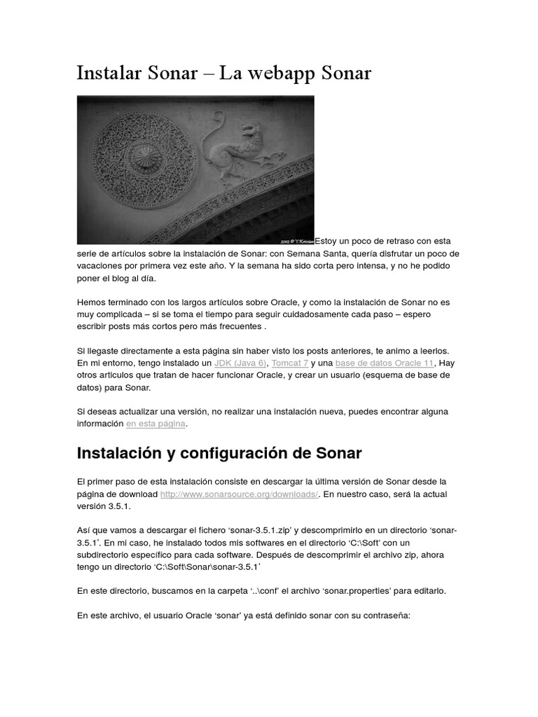 Instalar Sonar | PDF | Archivo de computadora | Java (lenguaje de programación)