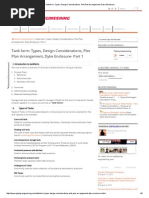 Tank Farm Design and Layout Guidelines | PDF | Oil Refinery | Gases