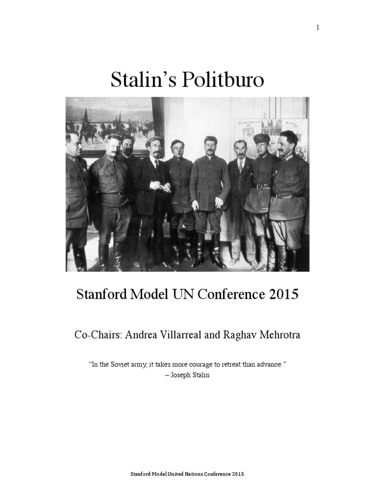 Stalin's Politburo Simulation | PDF | Soviet Union | World Politics