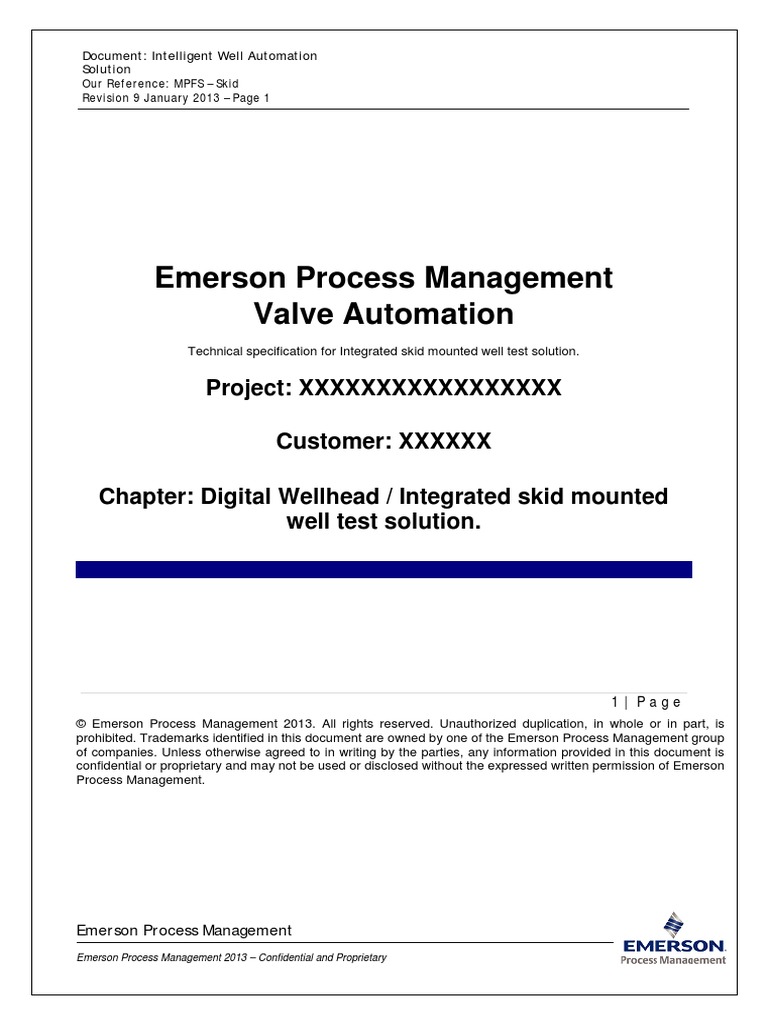 MPFS Skid Specification | Download Free PDF | Valve | Specification ...