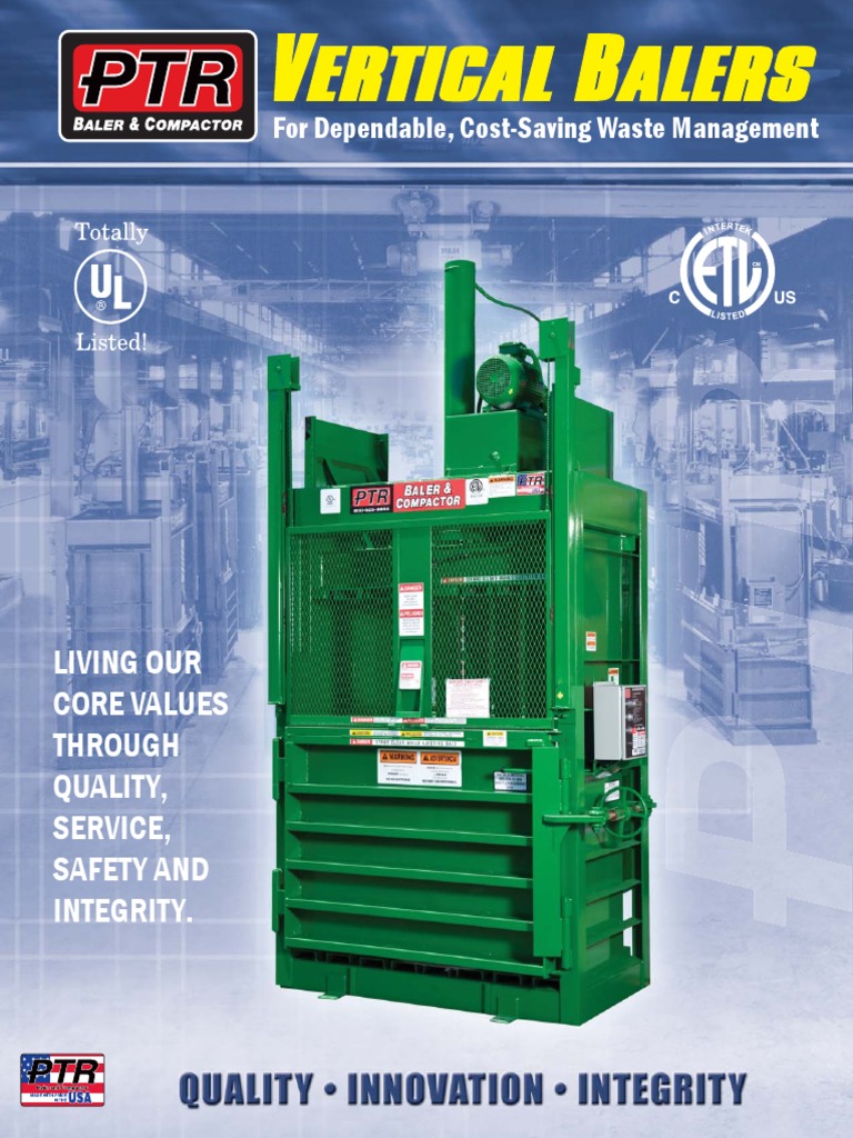 Baler Brochure | PDF | Welding | Construction