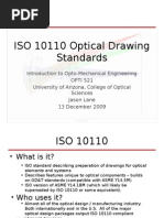 ISO 10110 Optical Drawing Standards | PDF | Engineering Tolerance | Optics
