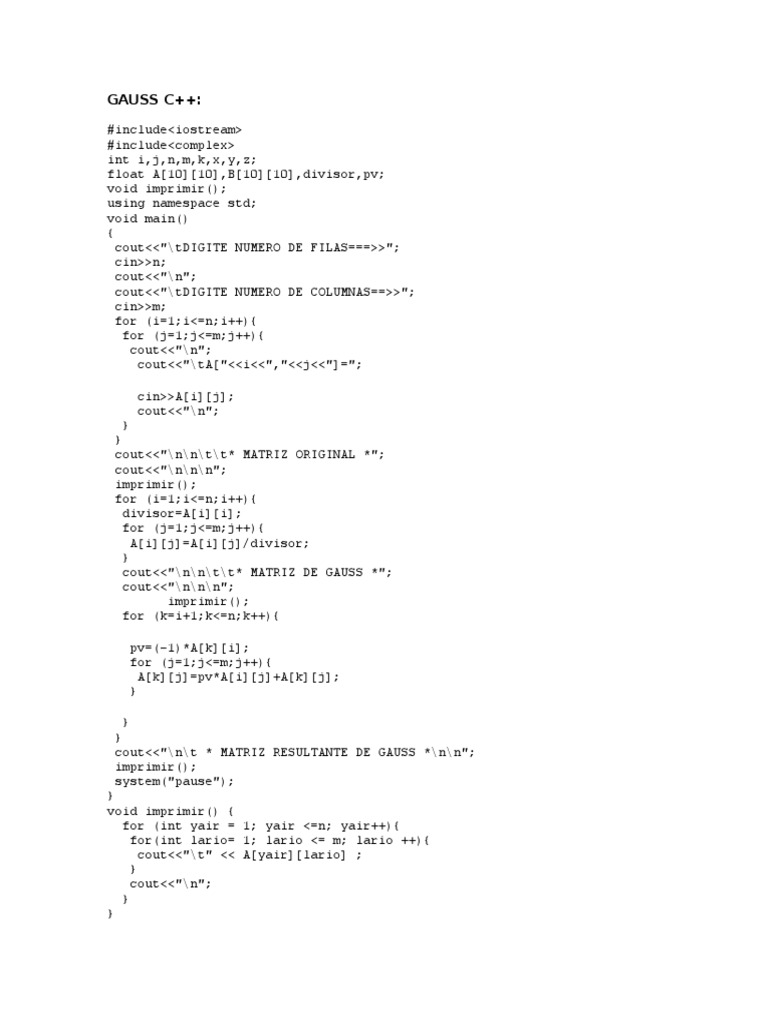 Algoritmos en C++ | PDF