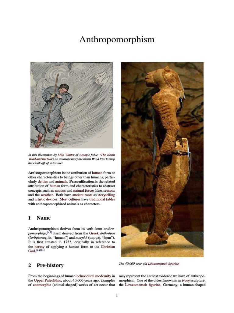 Anthropomorphism.pdf | Anthropomorphism | Ethology