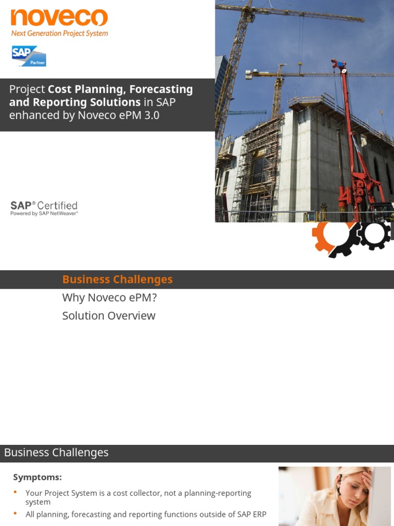 Project Cost Planning and Forecasting in SAP Solution Overview | PDF | Project Management | Software