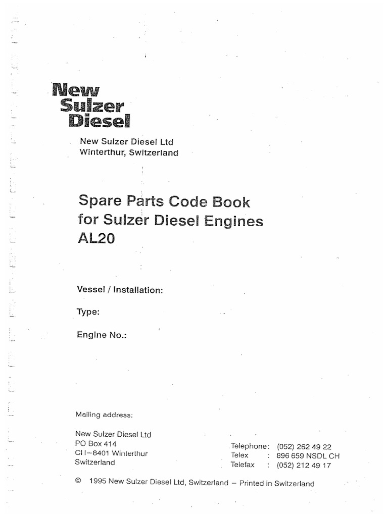 AL 20 Code Book Part 1 of 4 | PDF
