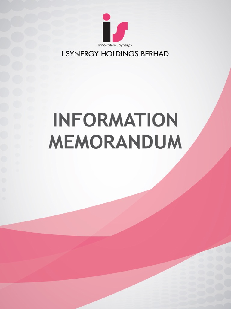 Information Memorandum | PDF