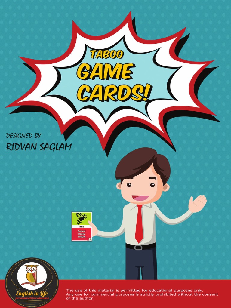 Taboo Game Cards | PDF