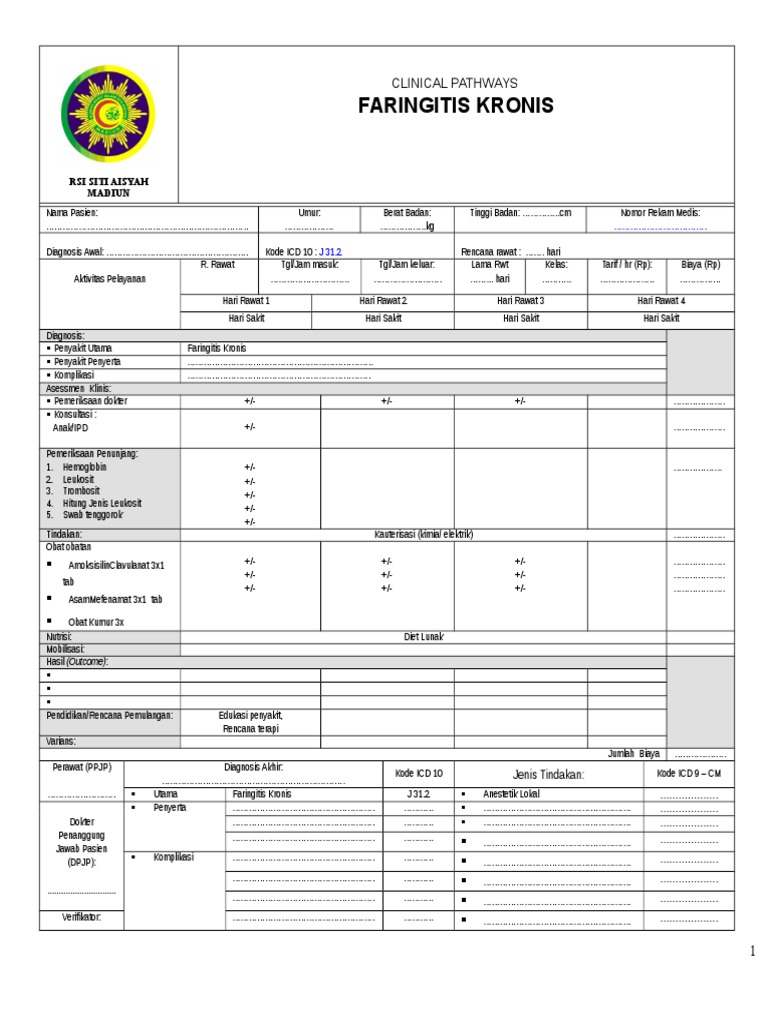 Faringitis Kronis | PDF