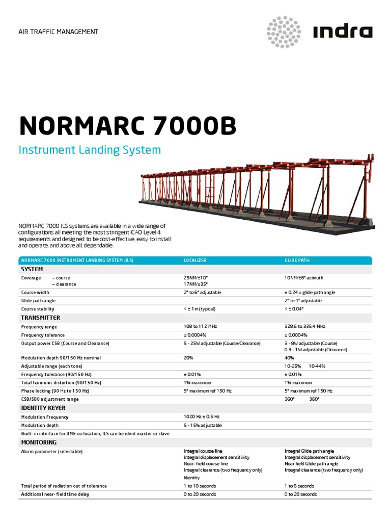 Indra-Normarc 7000b 0 | PDF | Antenna (Radio) | Telecommunications