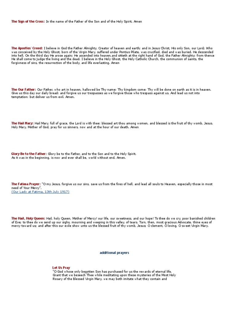 The Sign of The Cross | PDF | God The Father | Heaven