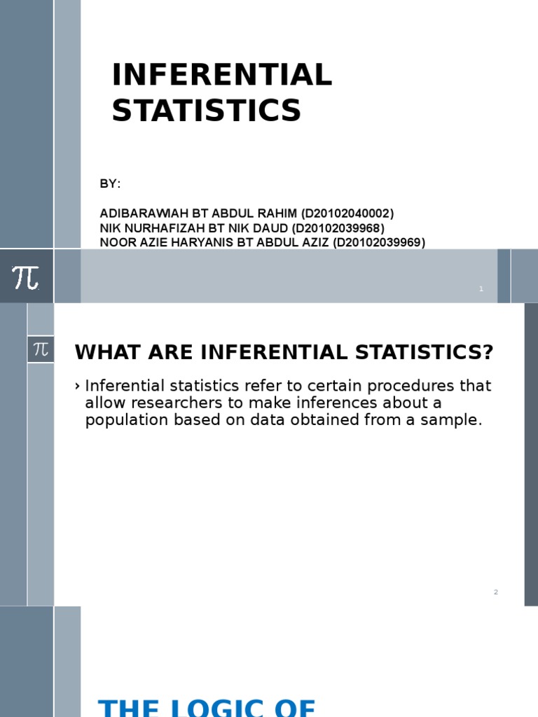 Inferential Statistics Guide | PDF | Statistical Significance | Type I ...