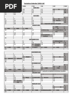 WCC Academic Calendar 2024-25 | PDF