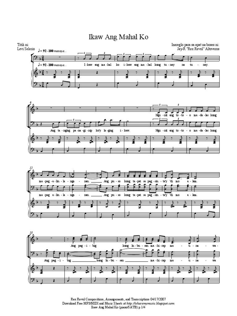 Ikaw Ang Mahal Ko 1-4 | PDF