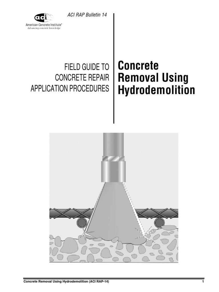 Curso ACI - Concrete Removal Using Hydrodemolition | PDF | Prestressed ...