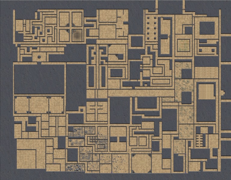 World's Largest Dungeon Region A Map | PDF