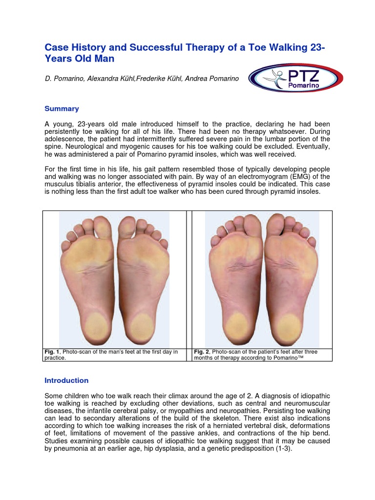 Case History and Successful Therapy of Toe Walking | Foot ...