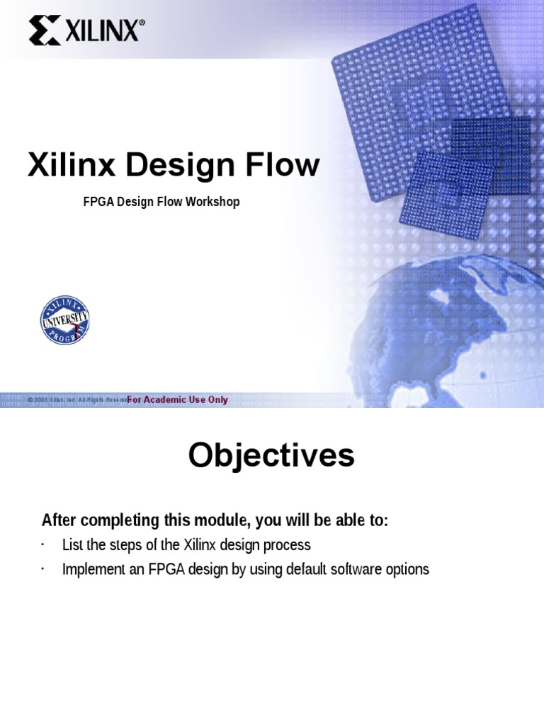 04a Xilinx Design Flow | PDF | Field Programmable Gate Array | Hardware Description Language