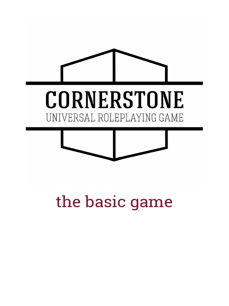 Cornerstone Basic PDF | PDF | Role Playing Games | Gaming