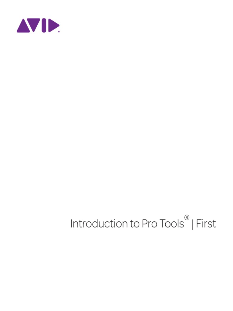 Introduction To Pro Tools First | PDF | Equalization (Audio) | Sound ...