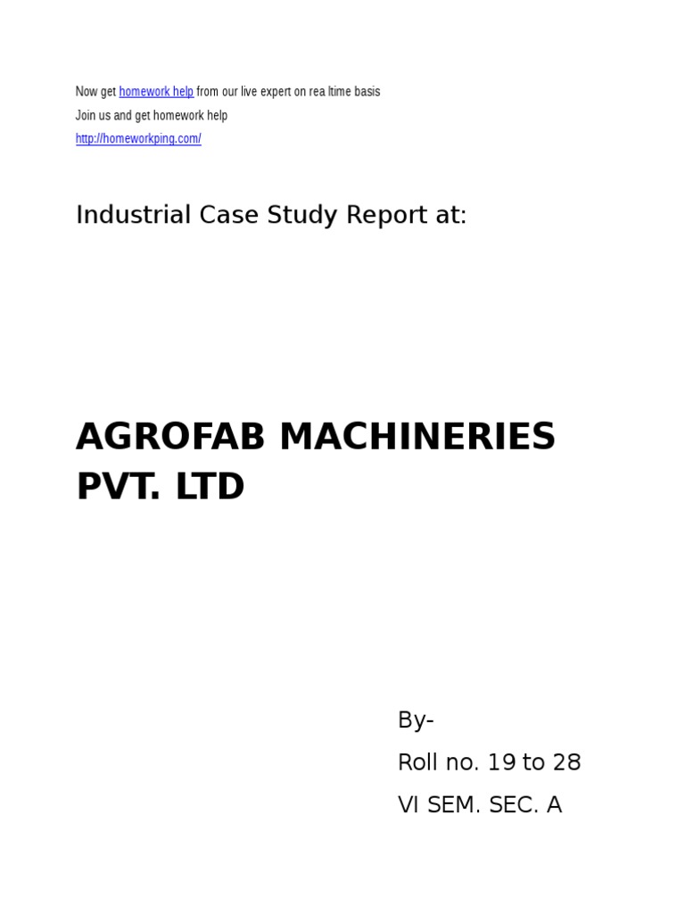 Industrial Case Study Report at | PDF | Numerical Control | Machining
