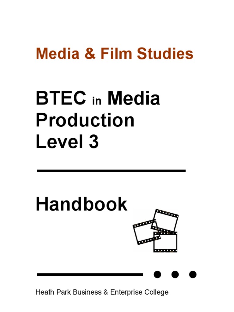Btec Media Handbook 2009 Pdf Nonverbal Communication Communication