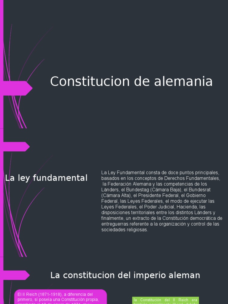 Evolución de la Constitución Alemana | PDF | Alemania | Política mundial