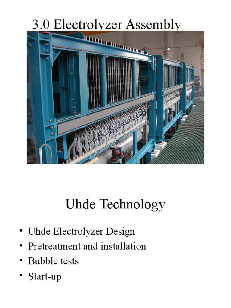 3.0 Electrolyzer Assembly - 4.0 Electrolysis | PDF | Ion | Sodium