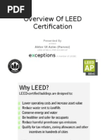 LEED Scorecard | PDF | Green Building | Sustainable Energy