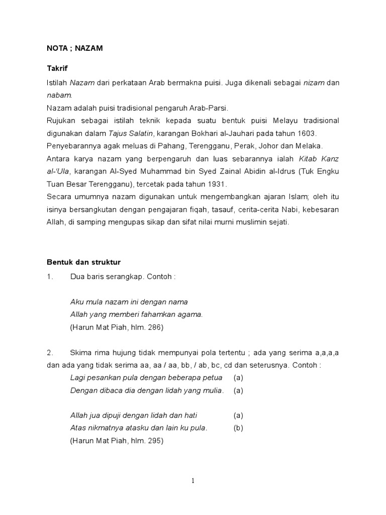 Nota Nazam | PDF