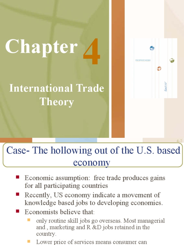 International Trade Theory | PDF | International Business | Comparative ...
