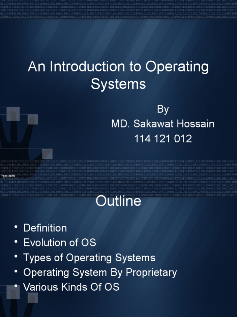 An Introduction To Operating System | PDF | Operating System ...
