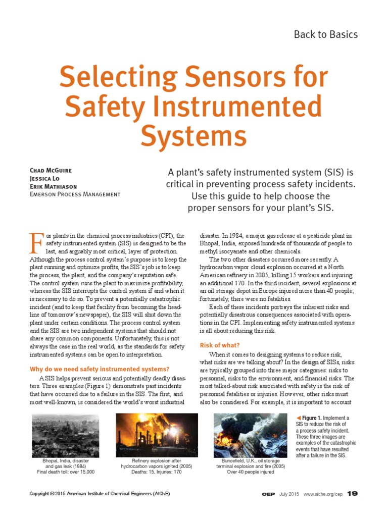 Safety Instrumented System, SIS, Risk, PFD | PDF | Systems Engineering ...
