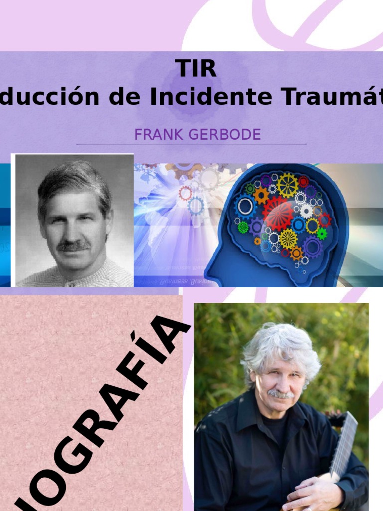 Tir Traumatic Incident Reduction | PDF | Trauma psicólogico | Las emociones