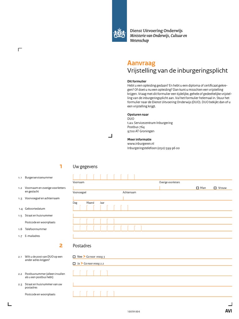 duo-aanvraag-vrijstelling-inburgering