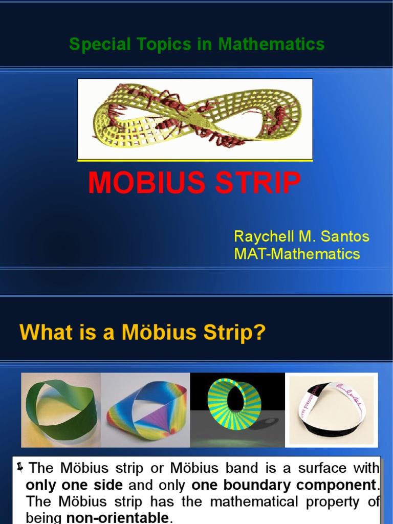 Special Topics in Mathematics: Mobius Strip