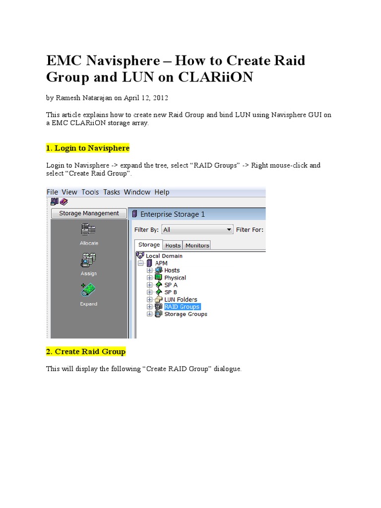 EMC Navisphere | PDF | Areas Of Computer Science | Computer Architecture