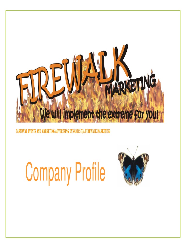 Company Profile Firewalk Marketing | PDF | Marketing | Advertising