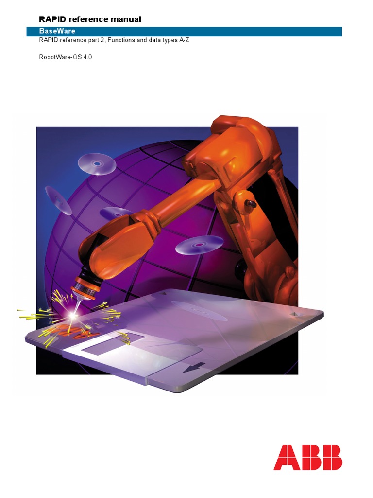 RAPID Reference Manual Functions and Data Types | Download Free PDF | Parameter (Computer ...